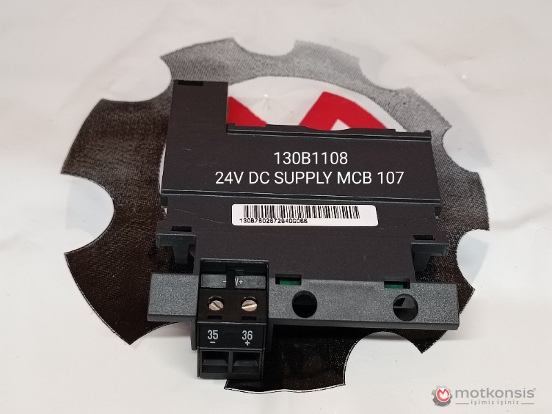 DANFOSS 130B1108 24V DC SUPPLY MCB 107, DANFOSS 130B1108 24V DC SUPPLY